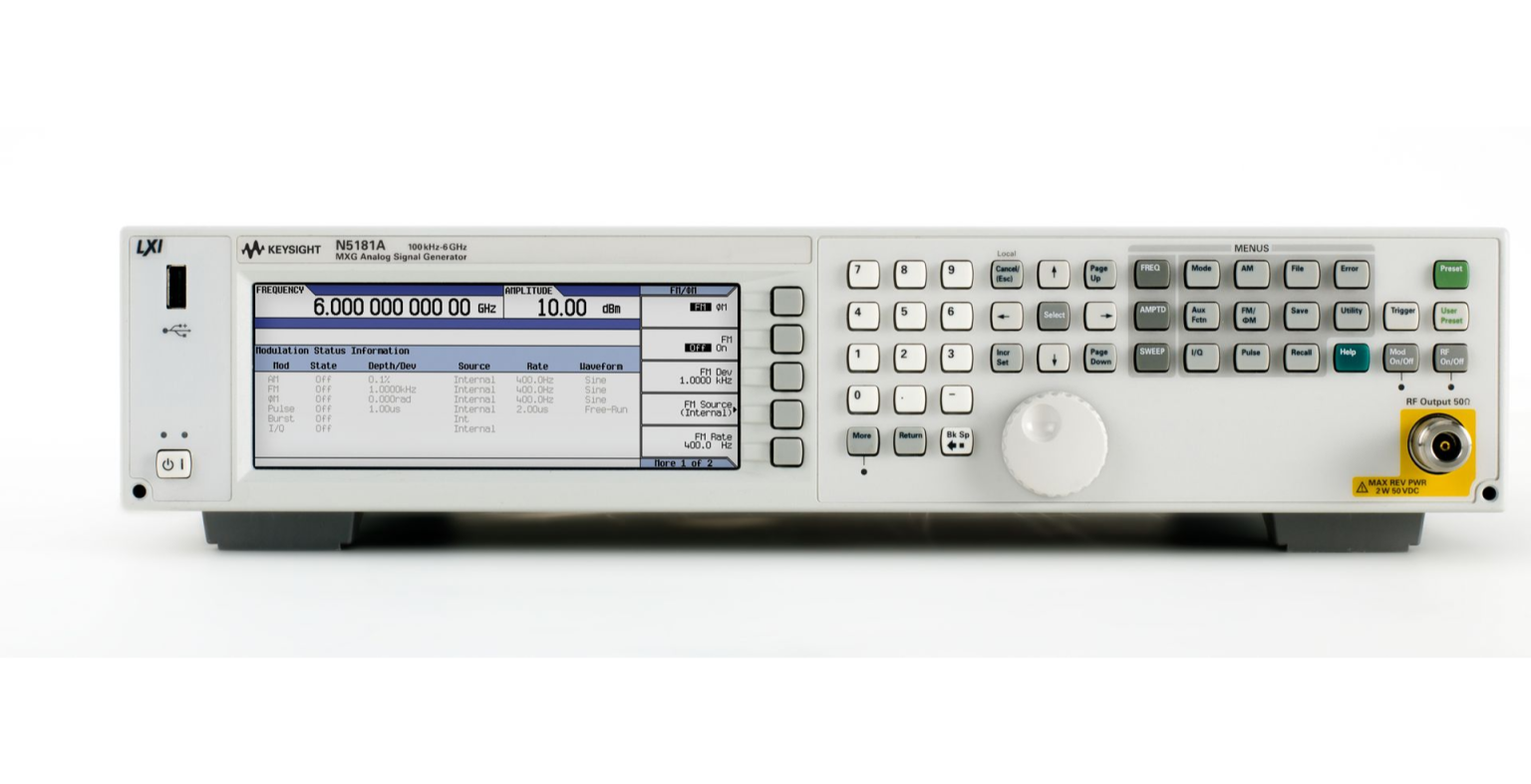 Agilent HP N5181A MXG RF Analog Signal Generator 100 KHz To 6 GHz agilent-hp-n5181a-mxg-rf-analog-signal-generator-100-khz-to-6-ghz